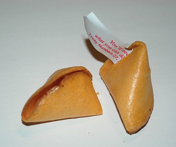 Fortune cookies are not a Chinese custom. They were invented in the ...