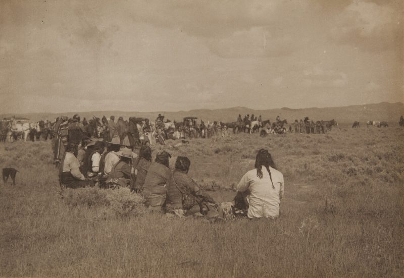 Documenting the life of Native Americans at Crow Reservation at the ...