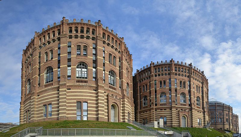 Vienna’s 19th-Century gigantic cylindrical Coal Gasometers turned into ...