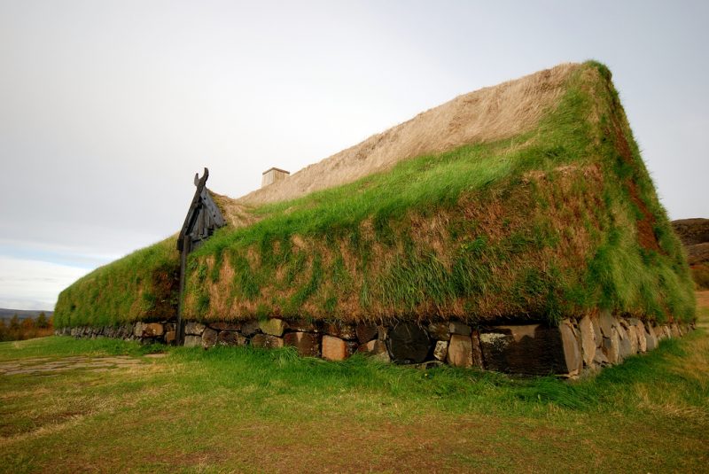 Beautiful surviving examples of the traditional Icelandic turf house ...