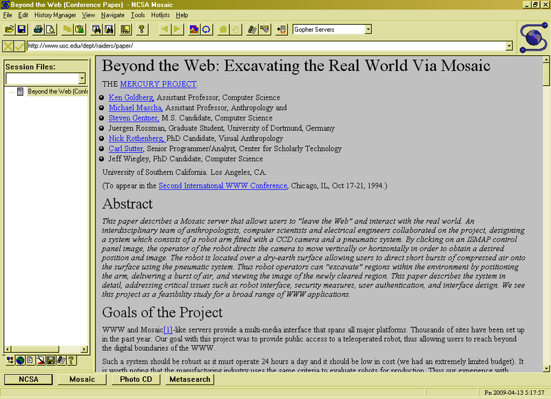 The first websites in the world - CompuServe, I remember that name ...
