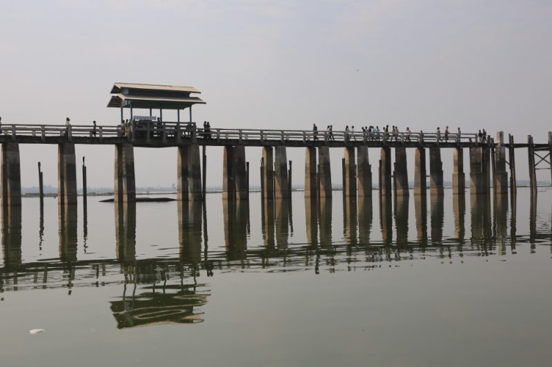 Built in the 19th Century, the U Bein Bridge is believed to be the ...