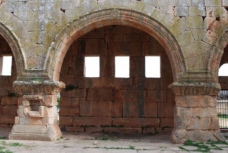 The church of Qalb Loze in Syria dates back to the 460s AD and is one ...