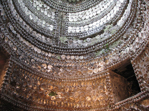 The Margate Shell Grotto in Kent, England, is an ornate subterranean ...