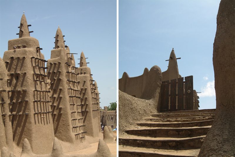 The Great Mosque of Djenné: The largest mud-built structure in the ...