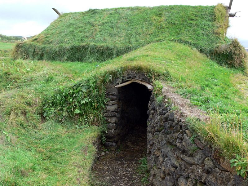 Beautiful surviving examples of the traditional Icelandic turf house ...