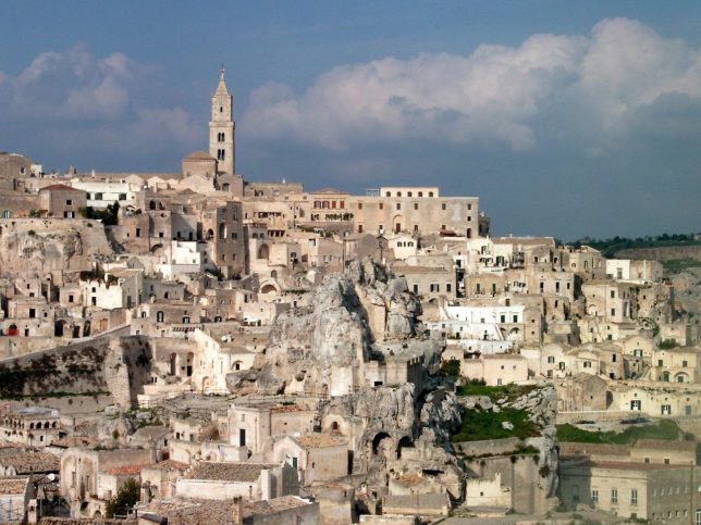 The ancient city of Matera - one of the first human settlements in ...