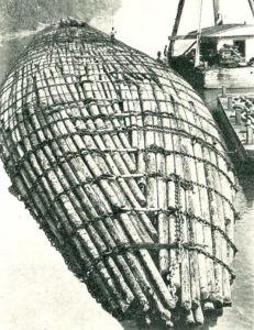 The mighty log rafts of the old new world – tough work – tough men ...