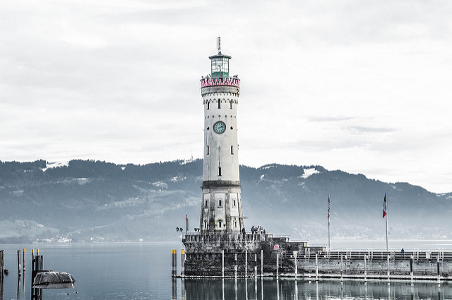 The Lindau Lighthouse is one of the most scenic and photographed ...