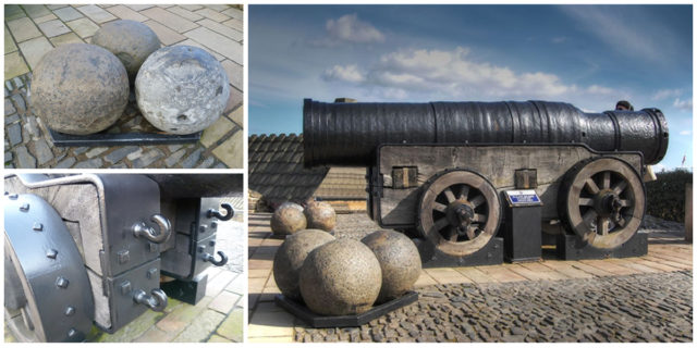 One of the largest cannons built in the Middle Ages: The Mons Meg at ...