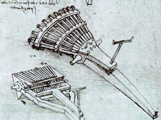 The Futuristic Weapon Designs of Leonardo Da Vinci | The Vintage News