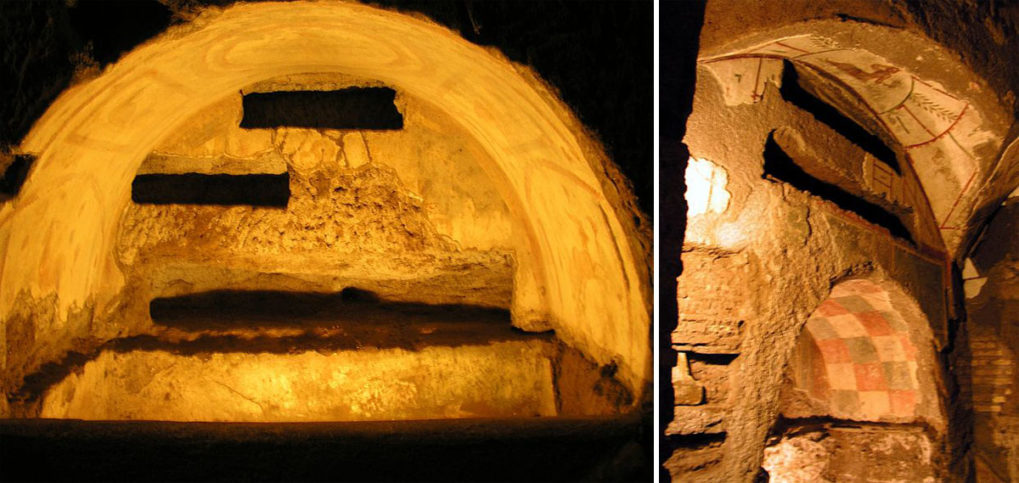 The Catacombs of Callixtus: The first official underground burial site ...