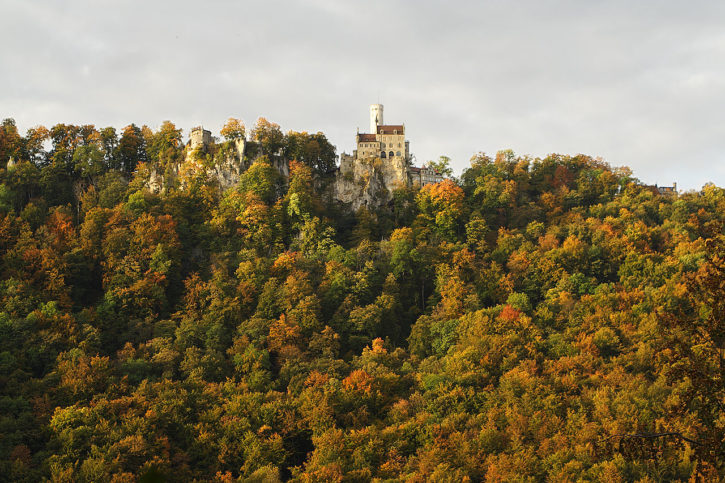 The “Fairy tale castle of Württemberg”, the Lichtenstein Castle is ...