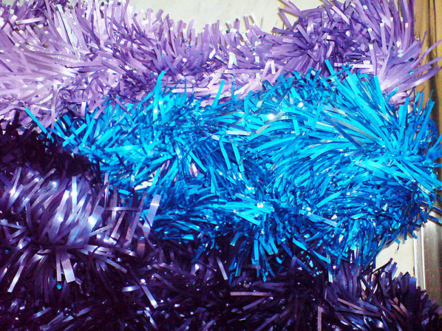Before the 16-th century, Tinsel was used for decorating sculptures ...