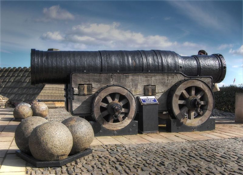 One of the largest cannons built in the Middle Ages: The Mons Meg at ...