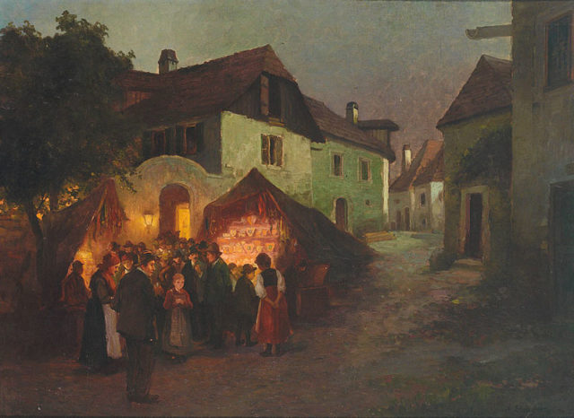 Gingerbread house was first brought to America by German settlers and ...
