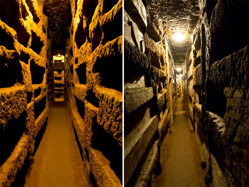 The Catacombs of Callixtus: The first official underground burial site ...