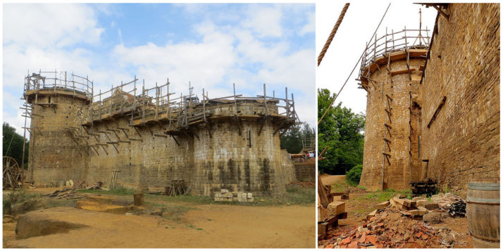 The Guédelon Castle is being built like it’s the 13th century, using ...