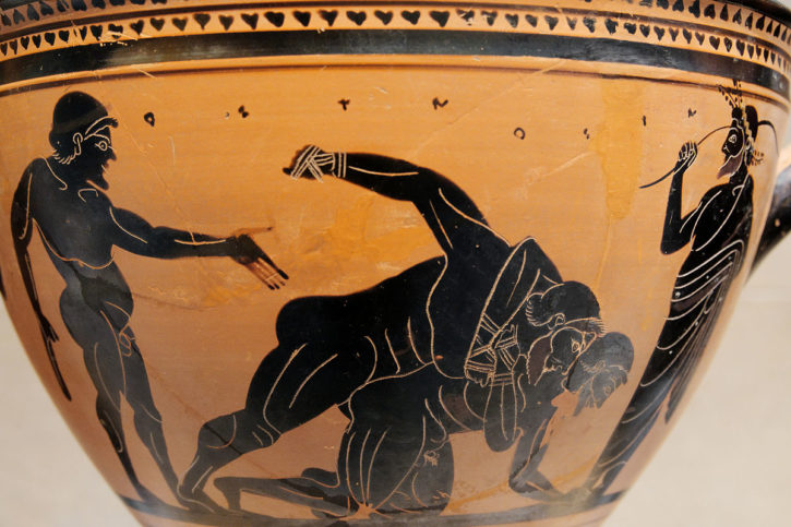 Pankration was the Ancient Olympics version of Mixed Martial Arts, and ...