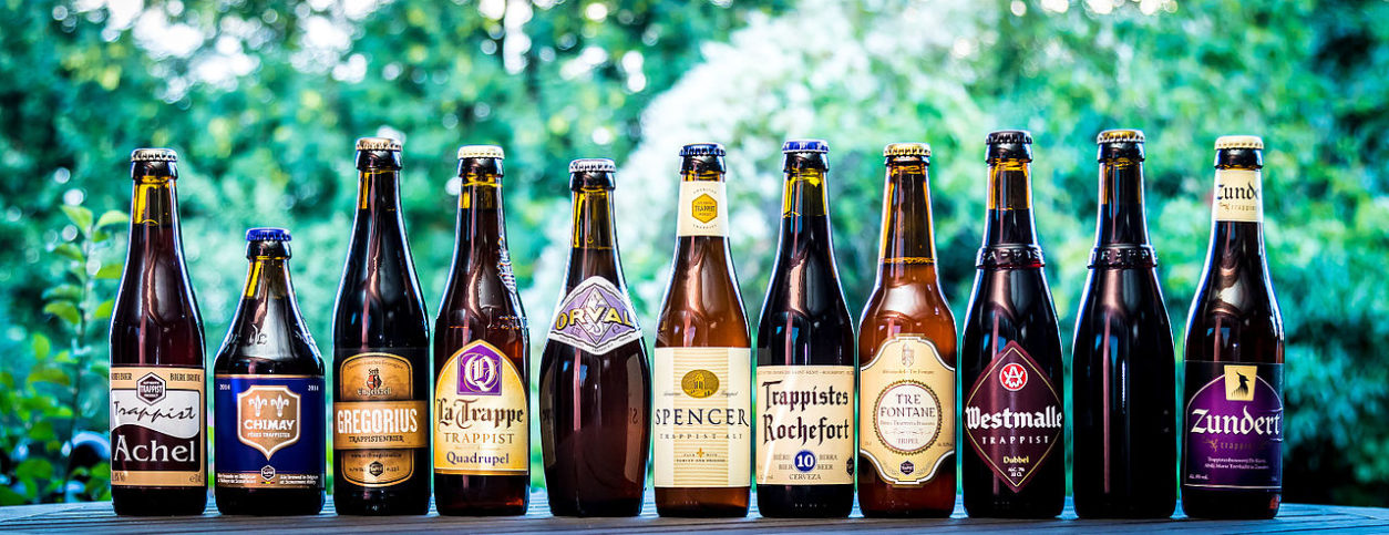 Trappist beers are brewed in monasteries, most of which are located in ...