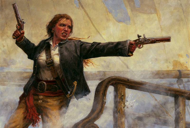 One of the few female pirates to sail the high seas – Anne Bonny | The ...