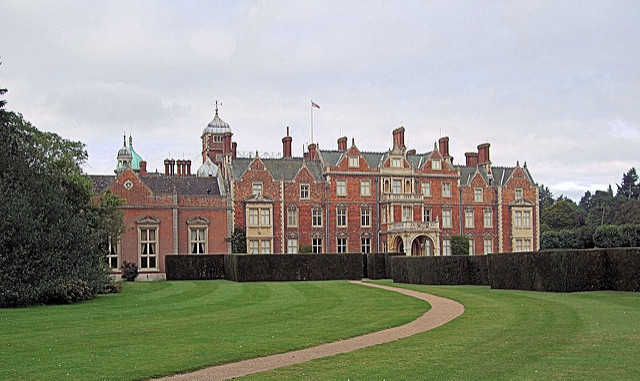The Sandringham House in Norfolk, England has been the private home of ...