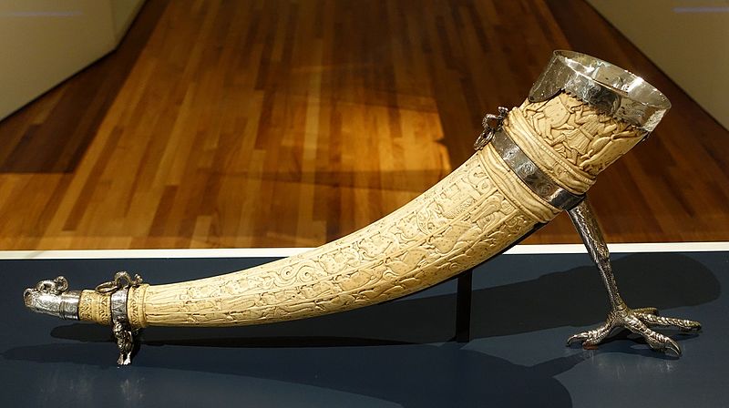 Oliphants: Ivory instruments made from elephants' tusks used by ...