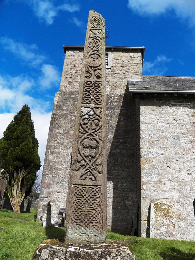 Decorations on the Bewcastle Cross is probably England's finest example ...