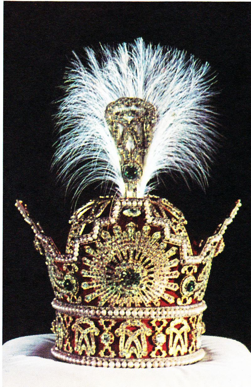 The Pahlavi Crown was crafted for the coronation of Reza Shah Pahlavi ...