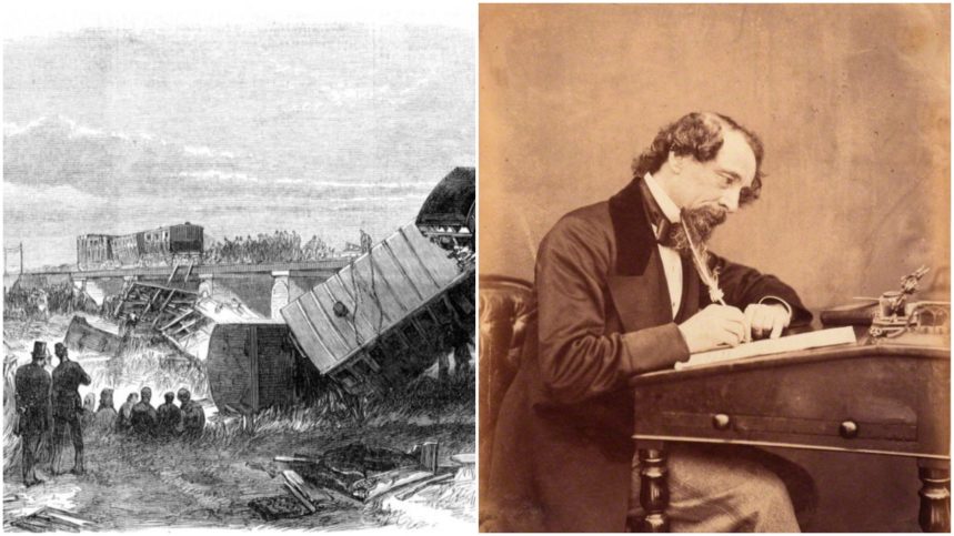 Charles Dickens survived a horrific railroad crash and died on the ...