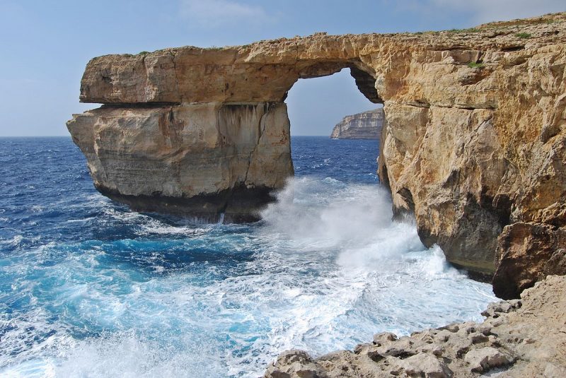 Malta's iconic 'Azure Window' rock formation sadly collapses into the ...