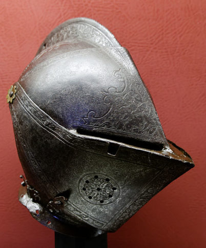 Surviving example of Burgonet- the extremely elaborate, Renaissance-era ...