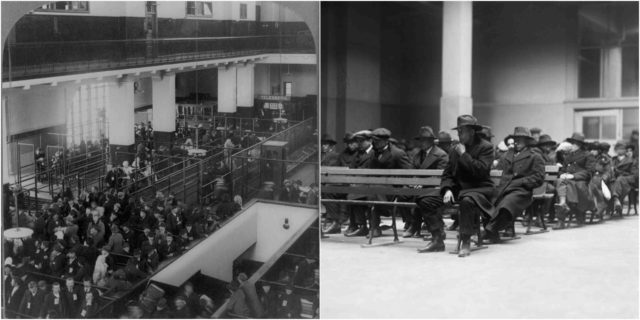 Rare footage of immigrant arrivals at New York's Ellis Island in 1906 ...