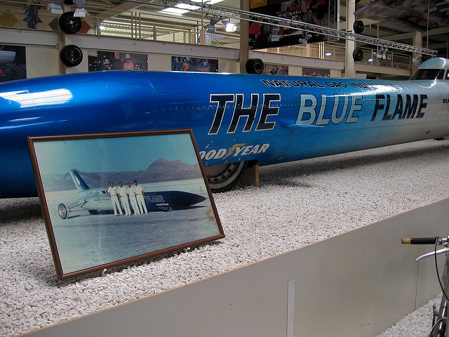 The Blue Flame: The fastest rocket-propelled surface craft of all times ...