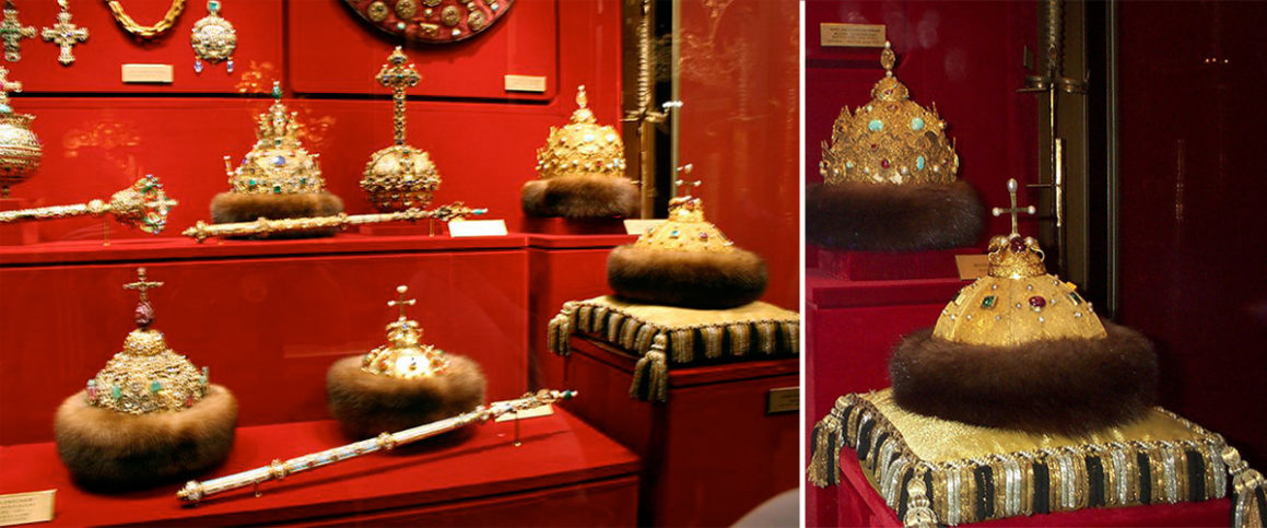 Monomakh's Cap is the oldest of the Russian crowns, first used in a ...