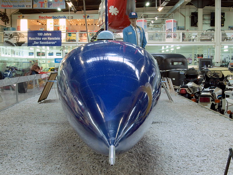 The Blue Flame: The fastest rocket-propelled surface craft of all times ...