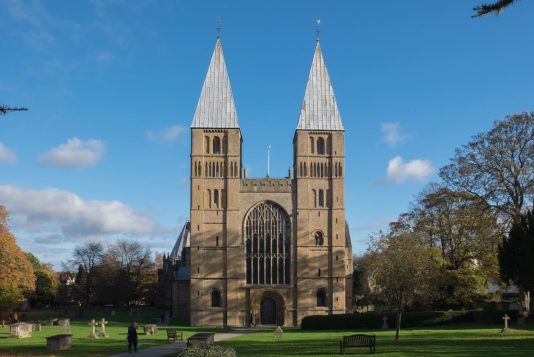 Southwell Minster was founded in the Saxon period and it's one of the ...