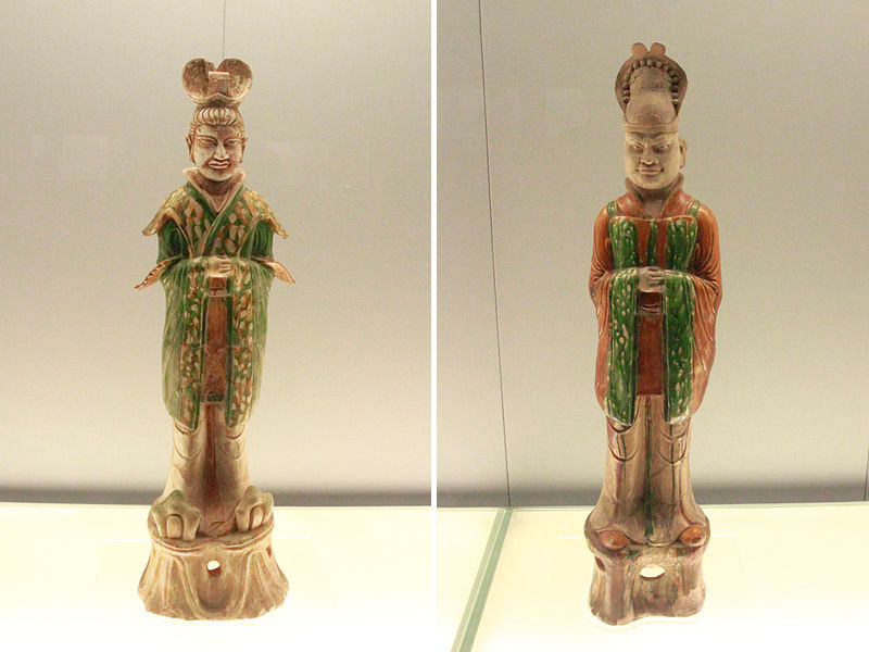 Sancai: Three-colored glazed figures used in funerary rituals during ...