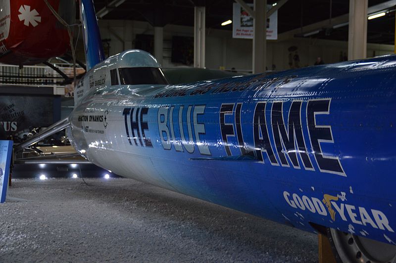 The Blue Flame: The fastest rocket-propelled surface craft of all times ...