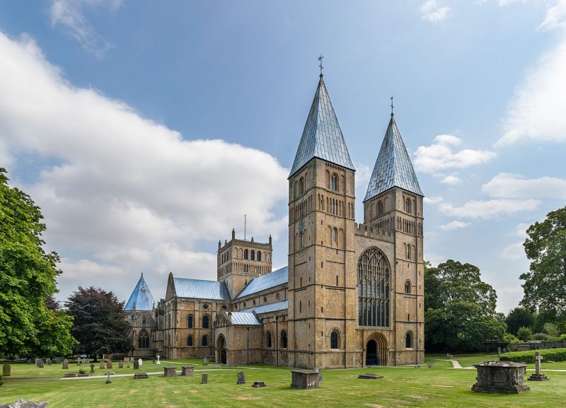 Southwell Minster was founded in the Saxon period and it's one of the ...