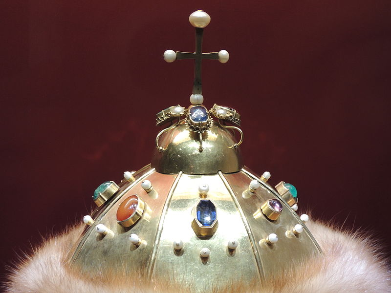 Monomakh's Cap is the oldest of the Russian crowns, first used in a ...