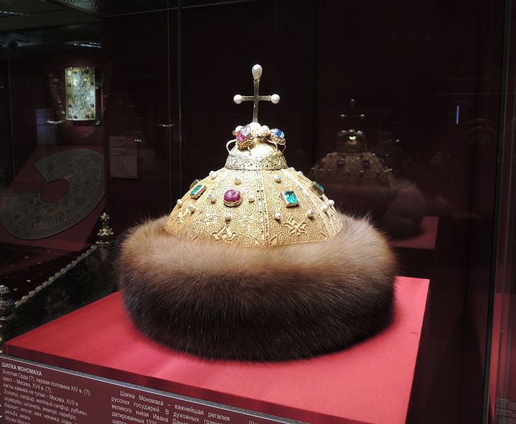 Monomakh's Cap is the oldest of the Russian crowns, first used in a ...