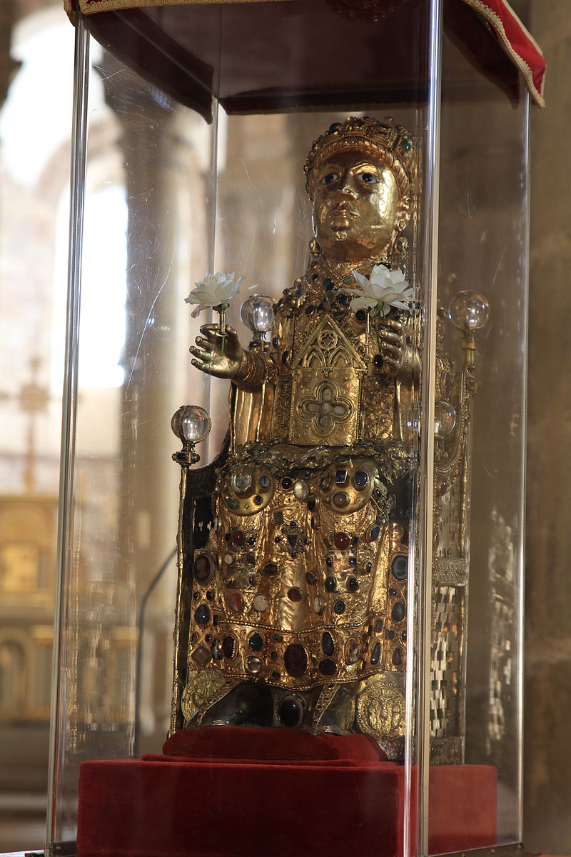 In medieval times, the reliquary of Saint Faith was one of the most ...