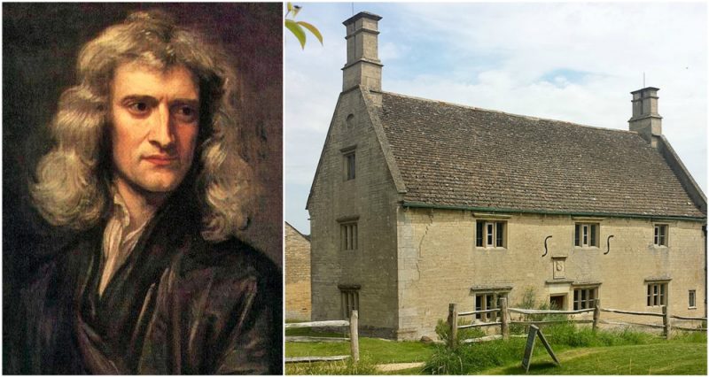 Isaac Newton As A Baby