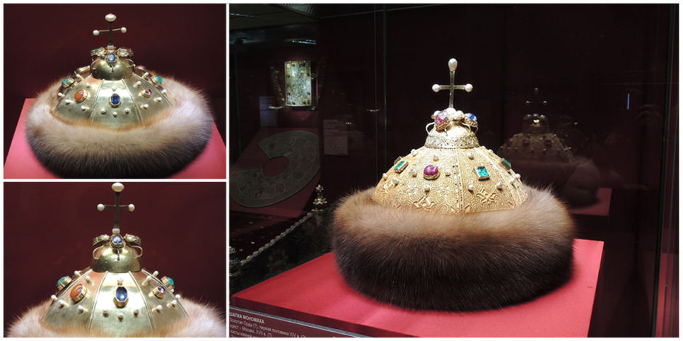 Monomakh's Cap is the oldest of the Russian crowns, first used in a ...