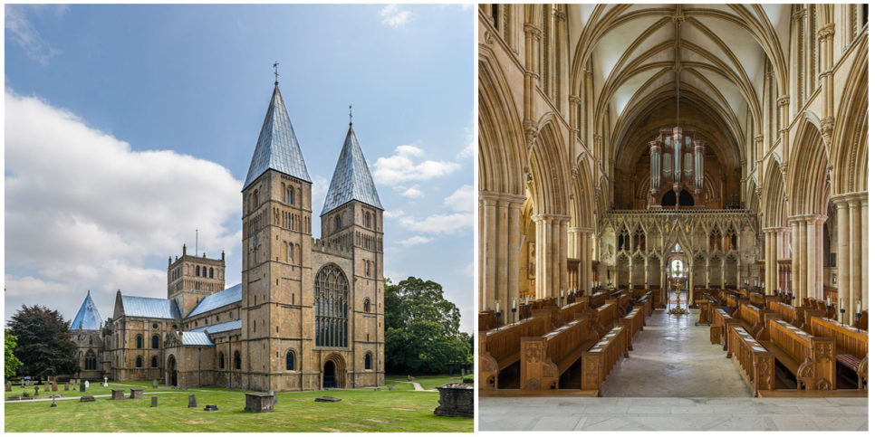 Southwell Minster was founded in the Saxon period and it's one of the ...