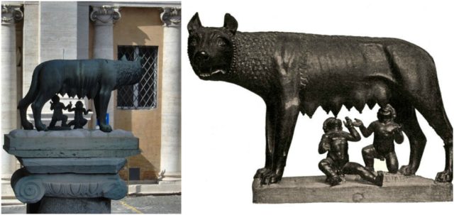 The famous ‘Capitoline Wolf’ symbol of the Roman Empire was made in the ...