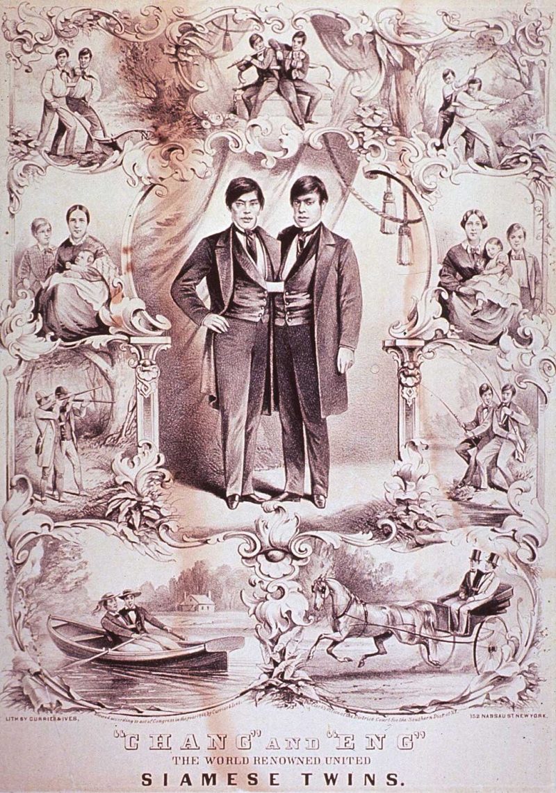 Chang and Eng Bunker: The original Siamese twins had 22 children by 2 sisters | The Vintage News