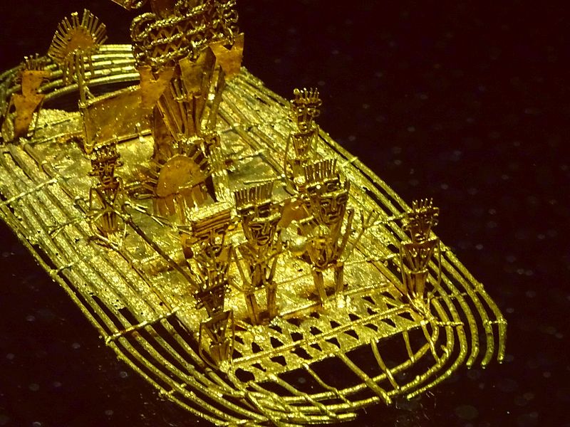 The Muisca Raft: A golden statue discovered in a cave near Bogota may ...