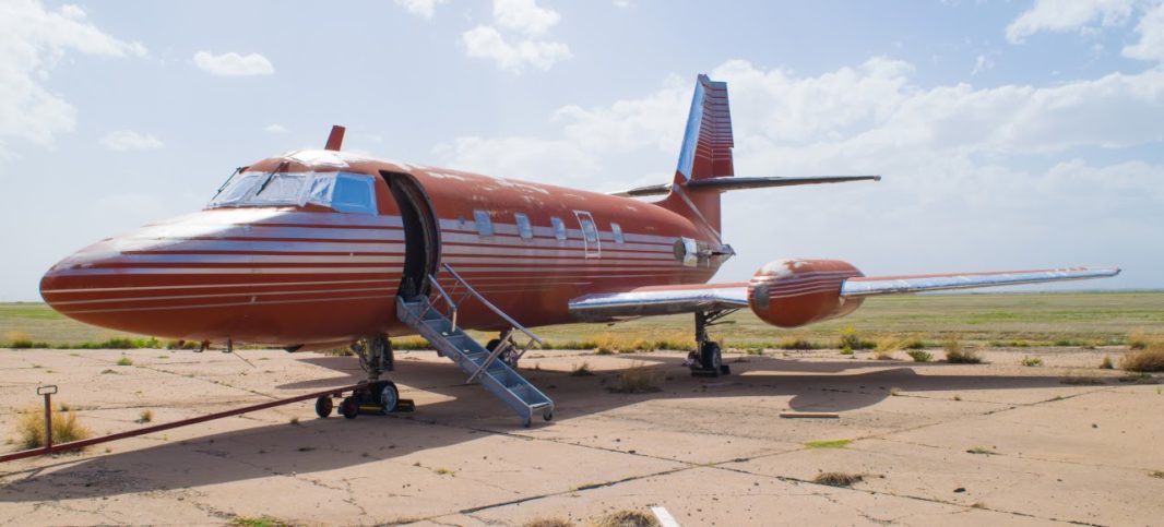 Elvis Presley's luxurious private jet is auctioned after decades spent ...